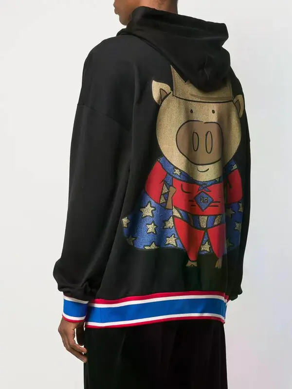 Dolce & Gabbana Graphic Print Drawstring Hoodie