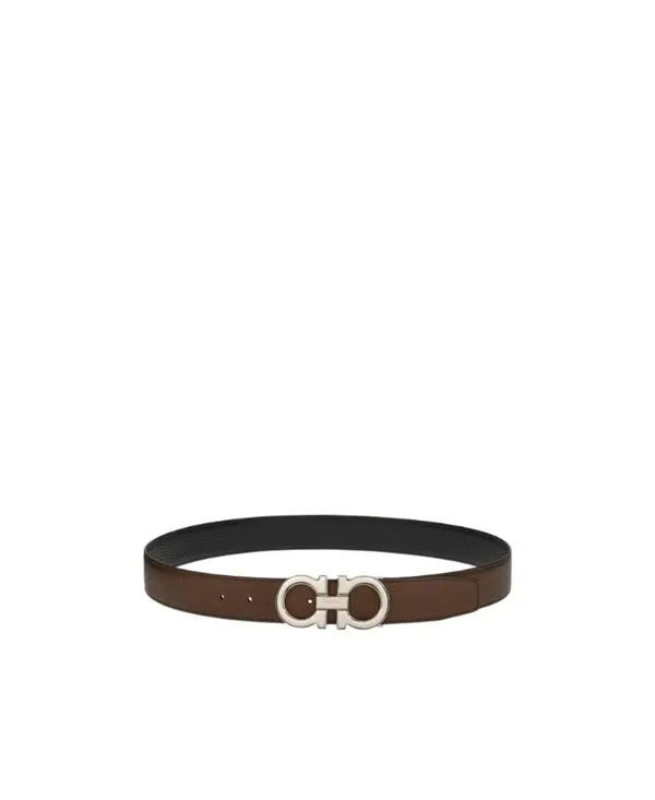 FERRAGAMO Reversible Gancini Belt - Multicolor