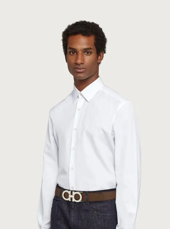 FERRAGAMO Reversible Gancini Belt - Multicolor