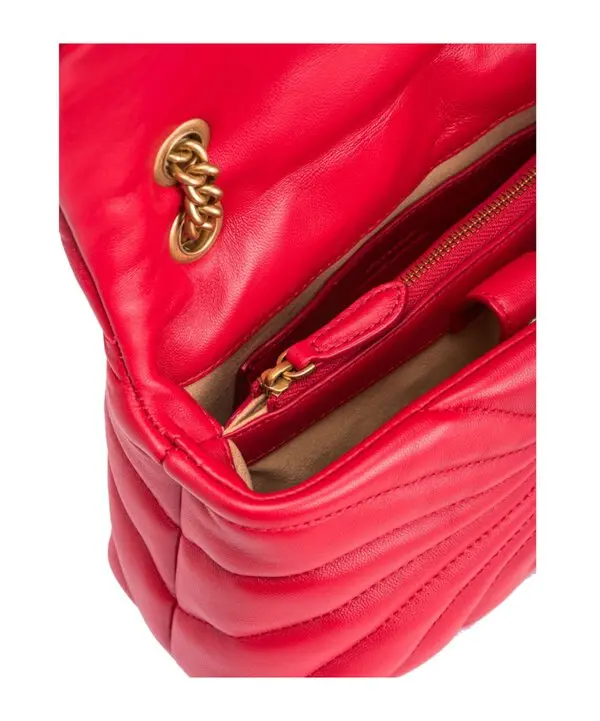 Pinko Love Puff Chain Linked Mini Crossbody Bag