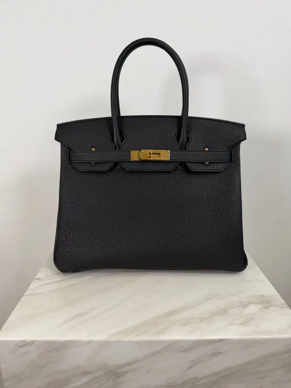 Hermès Birkin Togo Leather Handbag - Black