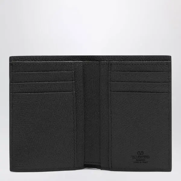 Valentino Garavani Vlogo Grained Leather Card Holder