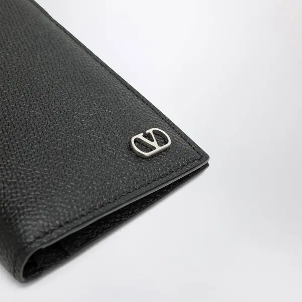 Valentino Garavani Vlogo Grained Leather Card Holder