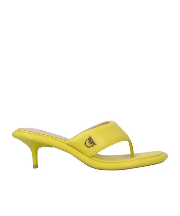 Pinko Love Birds-plaque Thong Sandals