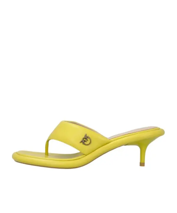 Pinko Love Birds-plaque Thong Sandals
