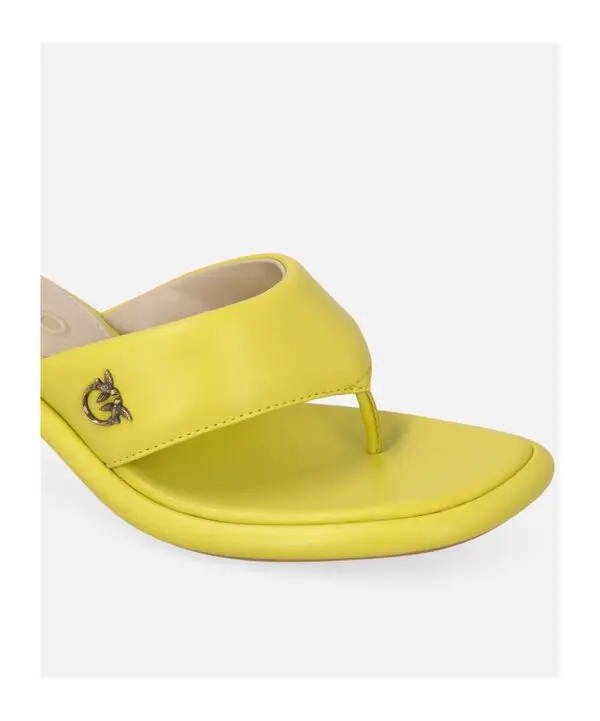 Pinko Love Birds-plaque Thong Sandals