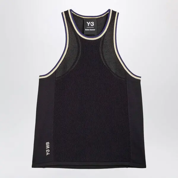 WALES BONNER X ADIDAS Y-3 Cotton-blend Knit Tank Top - Black