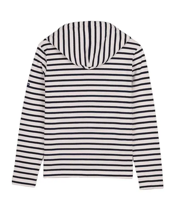 Saint James Long Sleeve Zip Up Hooded Sweatshirt