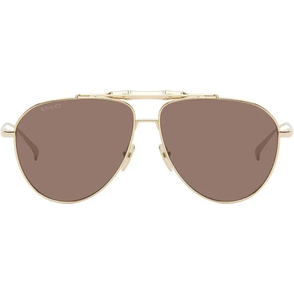 Gucci Aviator Frame Sunglasses