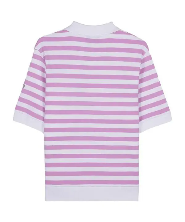Saint James Striped Short Sleeve Polo Shirt
