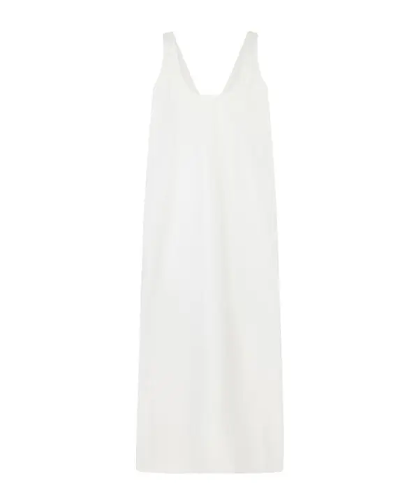TOTEME Sleeveless Flowy Maxi Dress - White