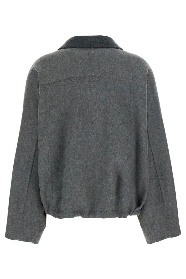 Brunello Cucinelli Double-zip Bomber Jacket - Black