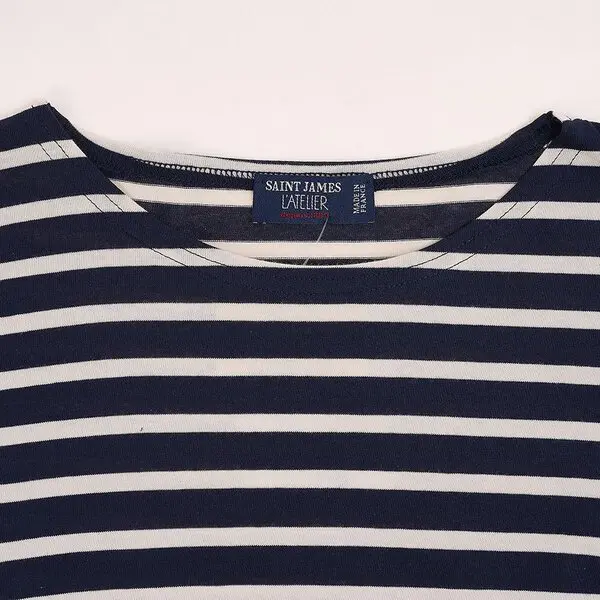 Saint James Striped Crew Neck T-shirt