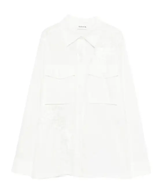 P.a.r.o.s.h Embroidered Shirt - White