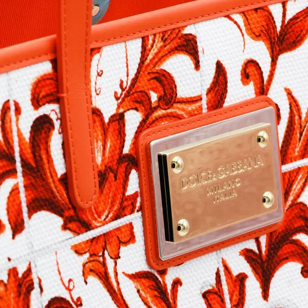 Dolce & Gabbana Large Floral Print Tote Bag