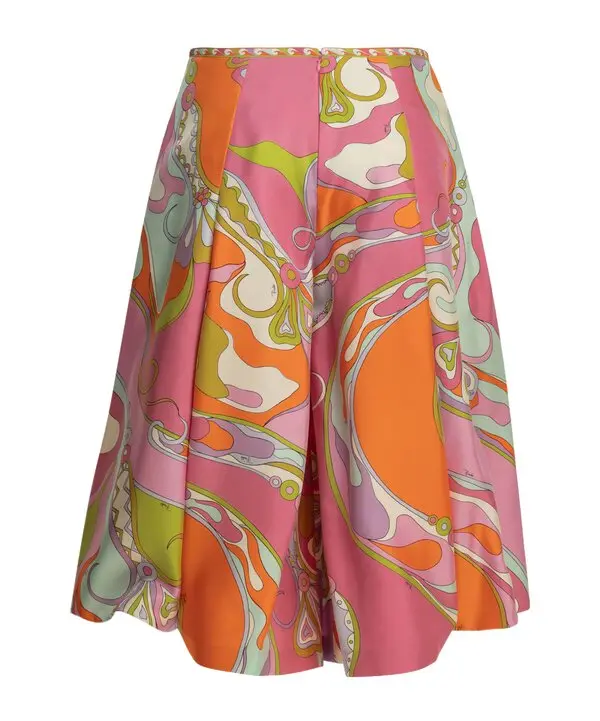Emilio Pucci Orchidee Printed Sarong Pants