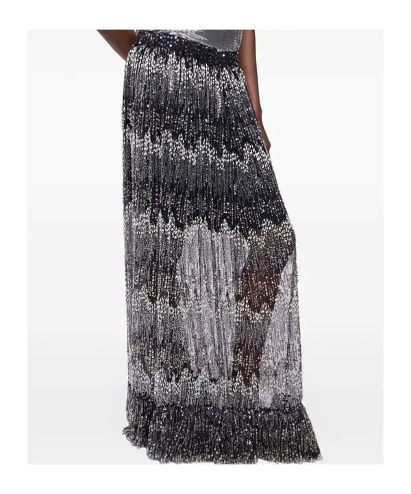 Rabanne Embellished Faux-pearl Maxi Skirt