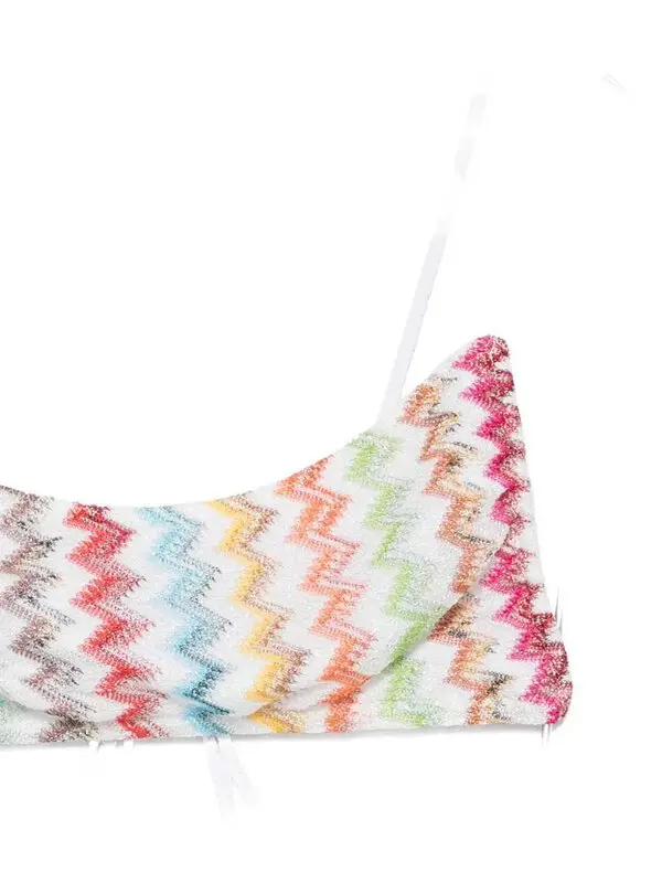 Missoni Zigzag-knit Two-piece Bikini