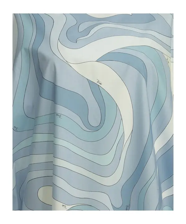 Emilio Pucci Marmo Printed Kaftan Dress