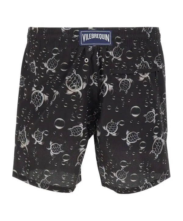 Vilebrequin Turtle Print Drawstring Swim Trunks