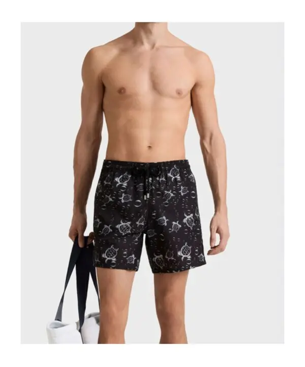 Vilebrequin Turtle Print Drawstring Swim Trunks