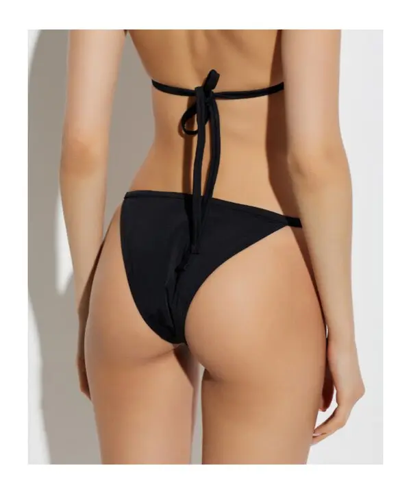Versace Bikini Bottoms With Gold Hardware