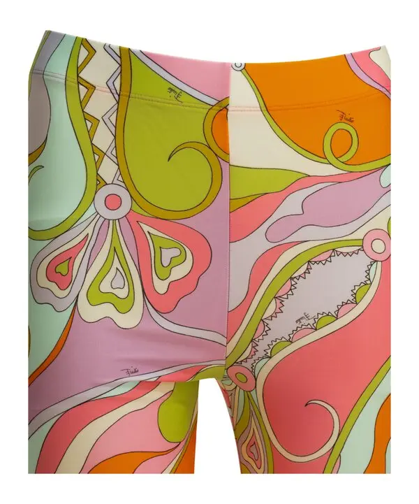 Emilio Pucci Orchidee Printed Leggings