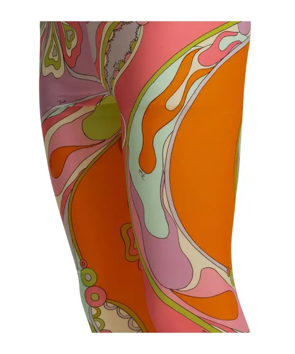 Emilio Pucci Orchidee Printed Leggings