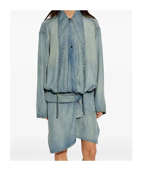 DIESEL® Draped Asymmetric Dress