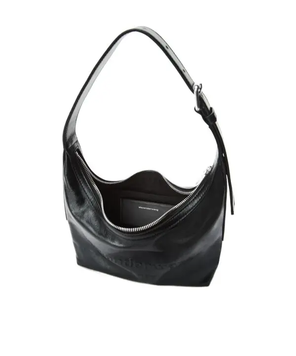 Alexander Wang Small Hobo Bag With Raised Logo Detail