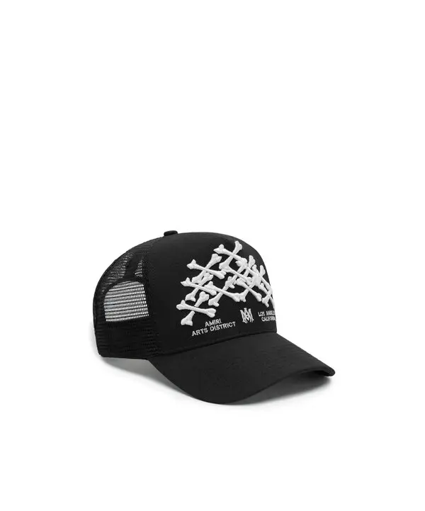 Amiri Bones Stacked Trucker Hat