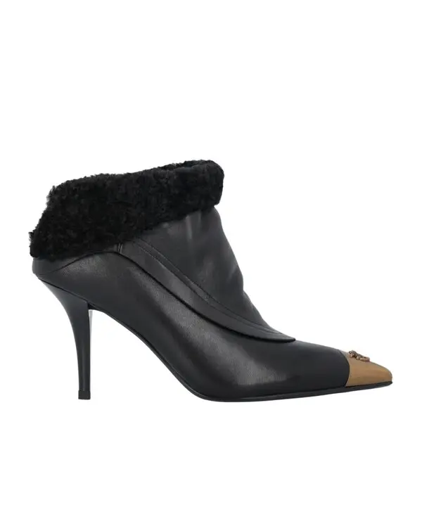 Pinko 90mm Pointed Toe Logo Ankle Boots