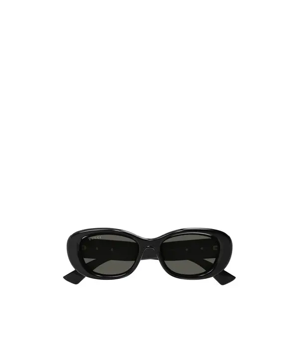 Gucci Oval-frame Sunglasses - Black