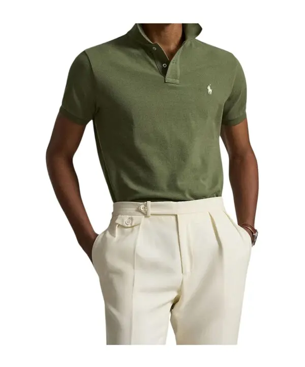 Polo Ralph Lauren Logo-embroidered Straight Hem Polo Shirt