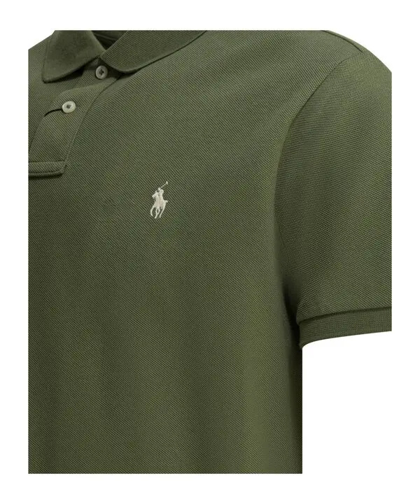 Polo Ralph Lauren Logo-embroidered Straight Hem Polo Shirt