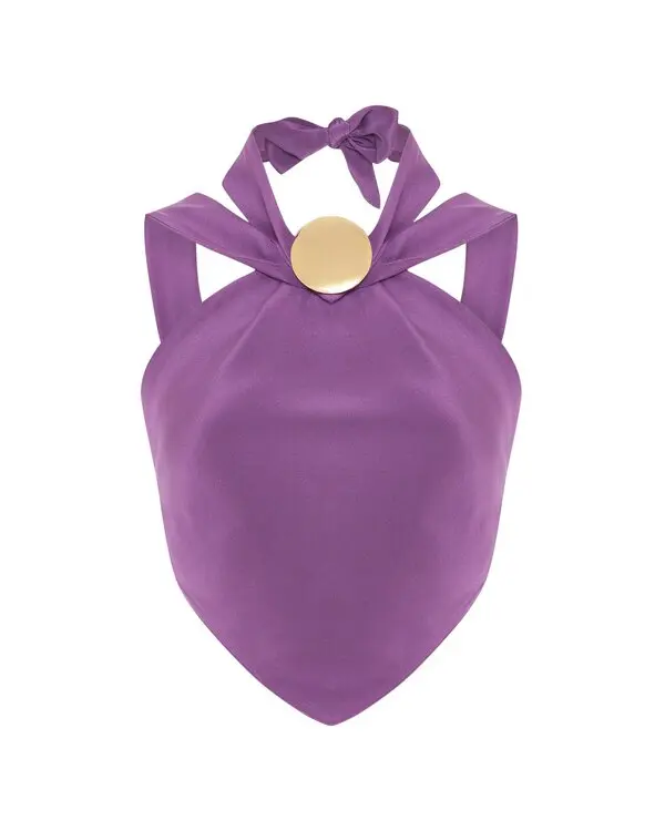 MAISON SEL Maison Selastre Top With Gold Detail