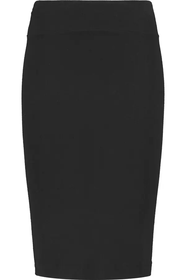 Enza Costa Stretch Jersey Pencil Skirt - Black