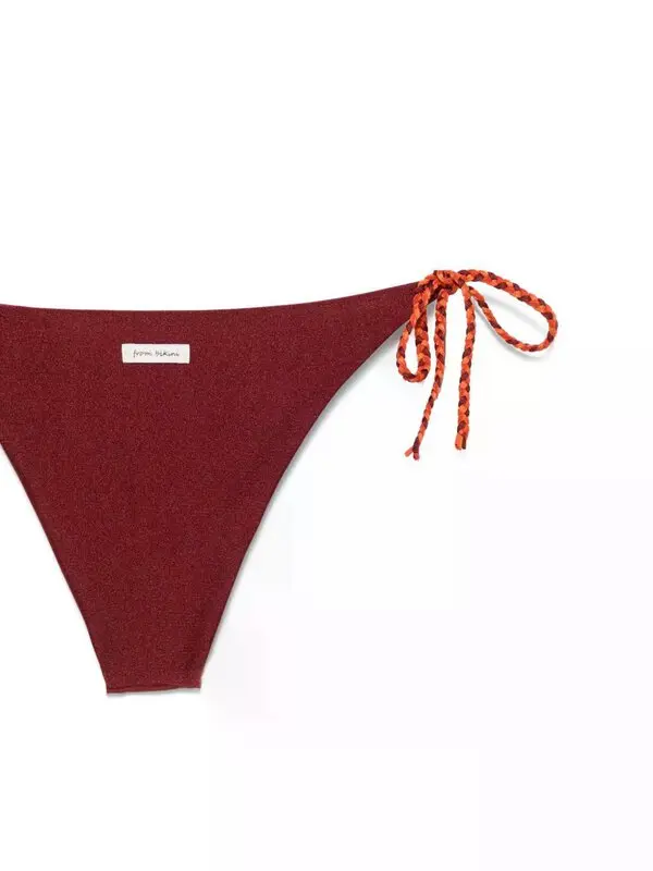 FROM BIKINI Bali Bikini Burgundy Triangle Top