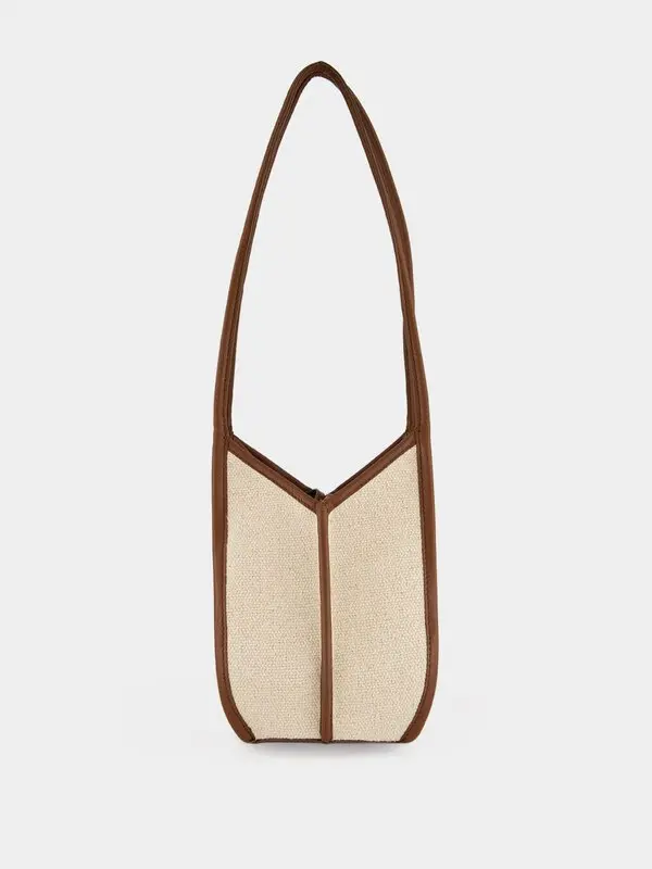 Hereu Calella Bucket Canvas Bag - White