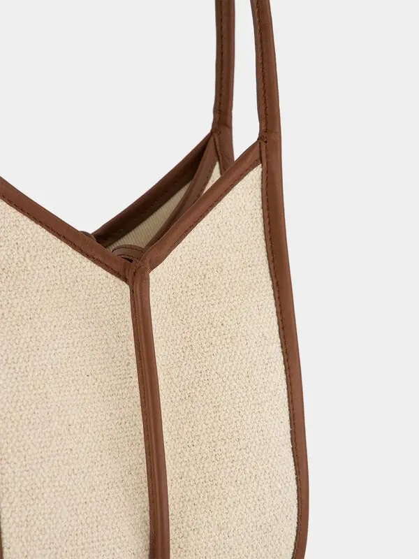 Hereu Calella Bucket Canvas Bag - White