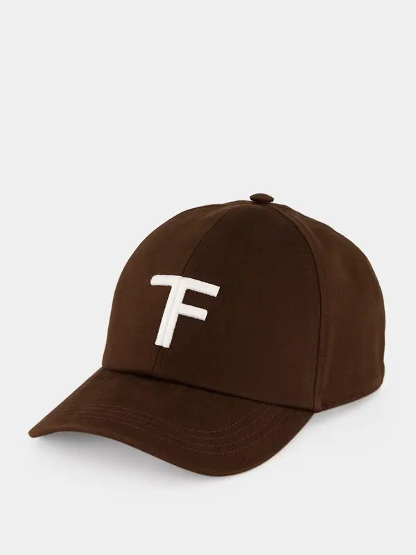 TOM FORD Baseball Cap With Logo Detail - Brown