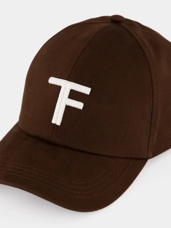 TOM FORD Baseball Cap With Logo Detail - Brown