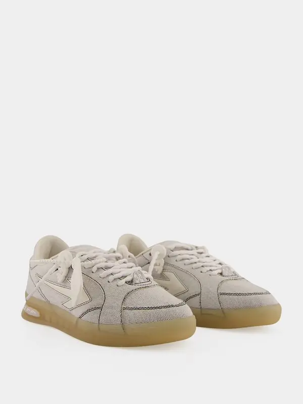 Off-White Denim End Of Play Sneakers - Grey
