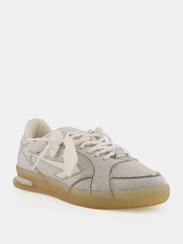 Off-White Denim End Of Play Sneakers - Grey