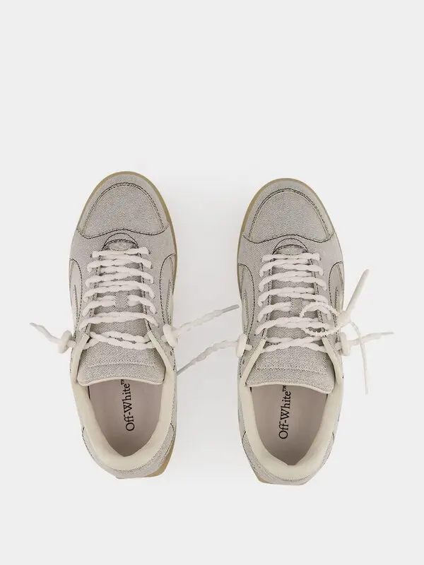 Off-White Denim End Of Play Sneakers - Grey