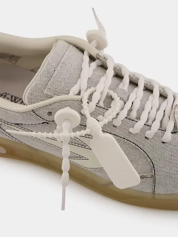 Off-White Denim End Of Play Sneakers - Grey