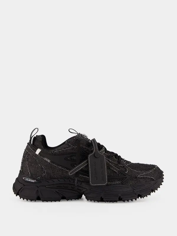 Off-White Denim Be Right Back Sneakers - Black