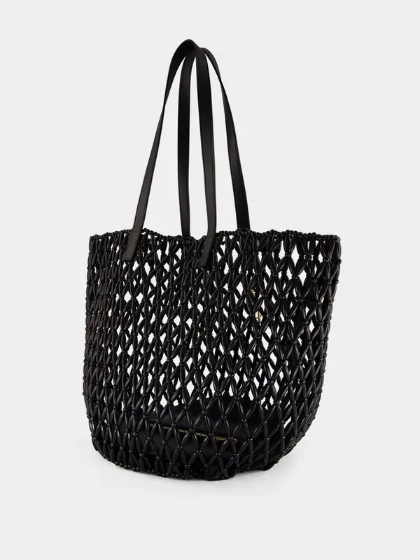 Saint Laurent Panier Soup Calfskin Shoulder Bag