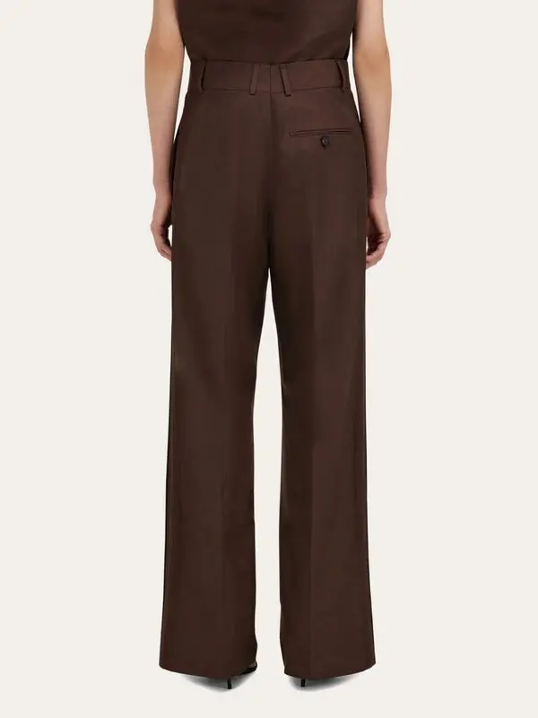 FERRAGAMO Espresso Tailored Trousers