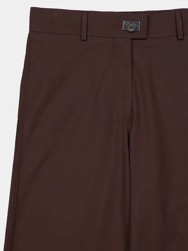 FERRAGAMO Espresso Tailored Trousers